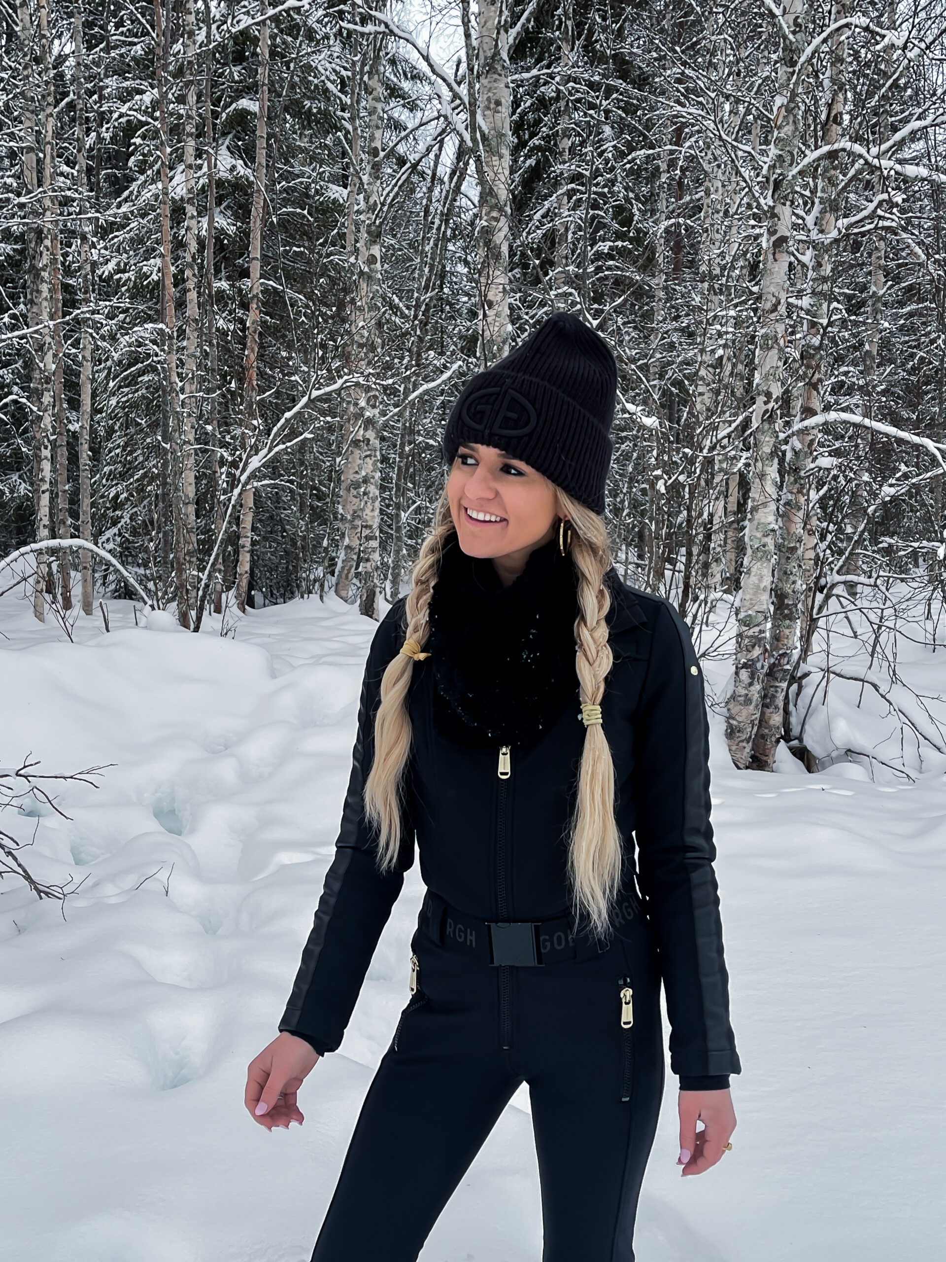 18 Stylish One-Piece Ski Suits To Hit The Slopes In Style